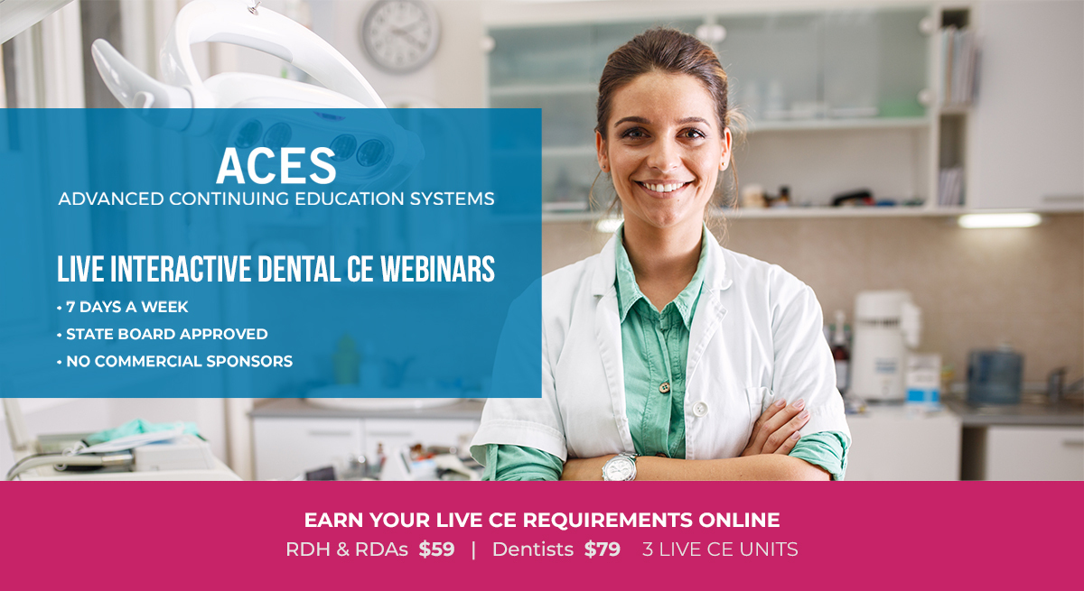 View Dental CE Courses - Dental CE Courses by Date - November 2025 - Page 1 - ACES Advanced ...